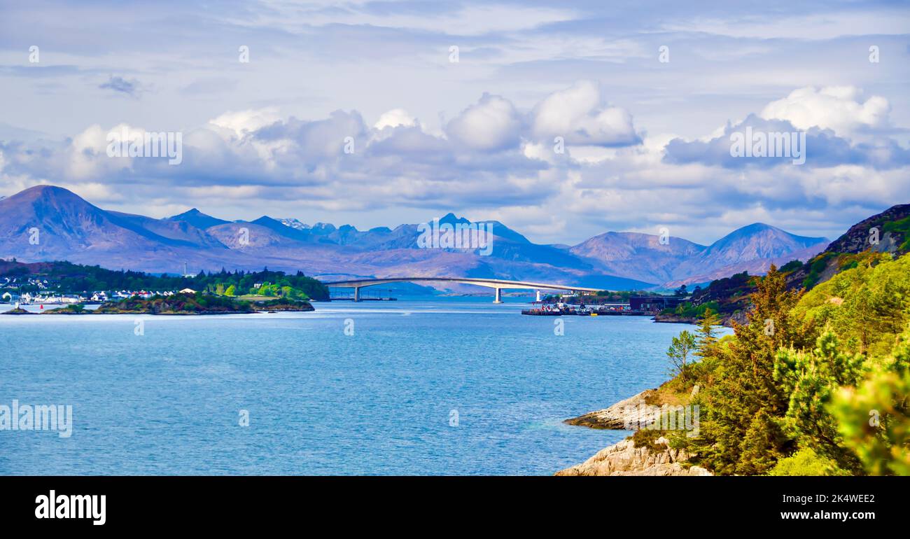Isle of Skye Bridge between Kyle of Lochalsh and Kyleakin, Inner ...