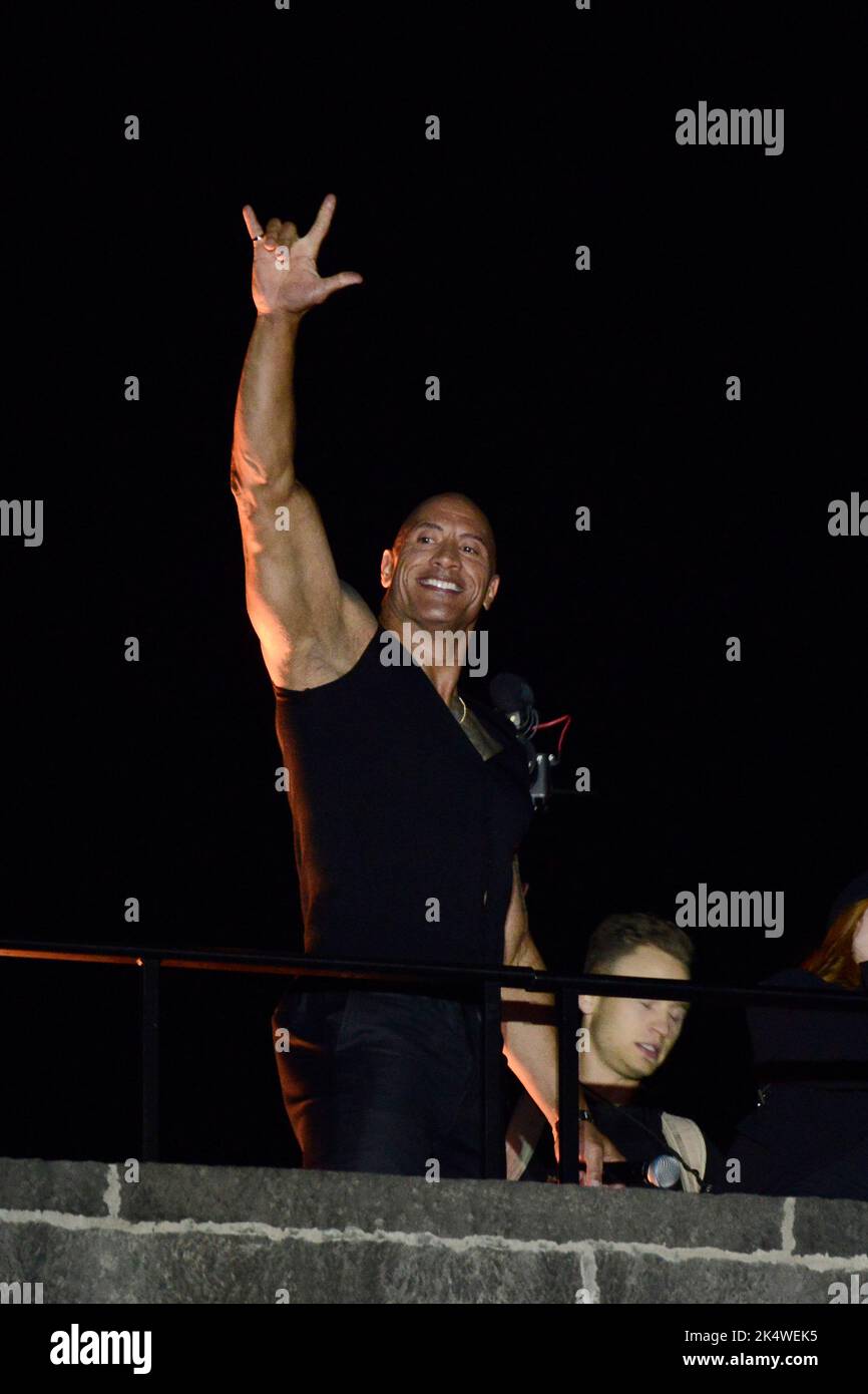 October 3, 2022, Mexico City, Mexico: Actor Dwayne Johnson attends the ...