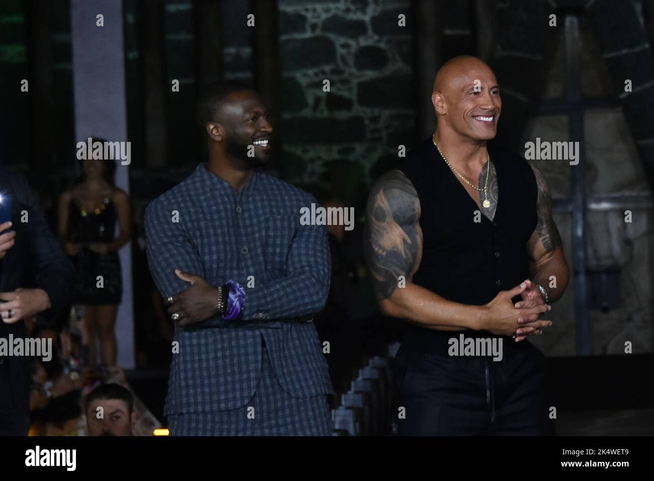 October 3, 2022, Mexico City, Mexico: Dwayne Johnson, Aldis Hodge ...