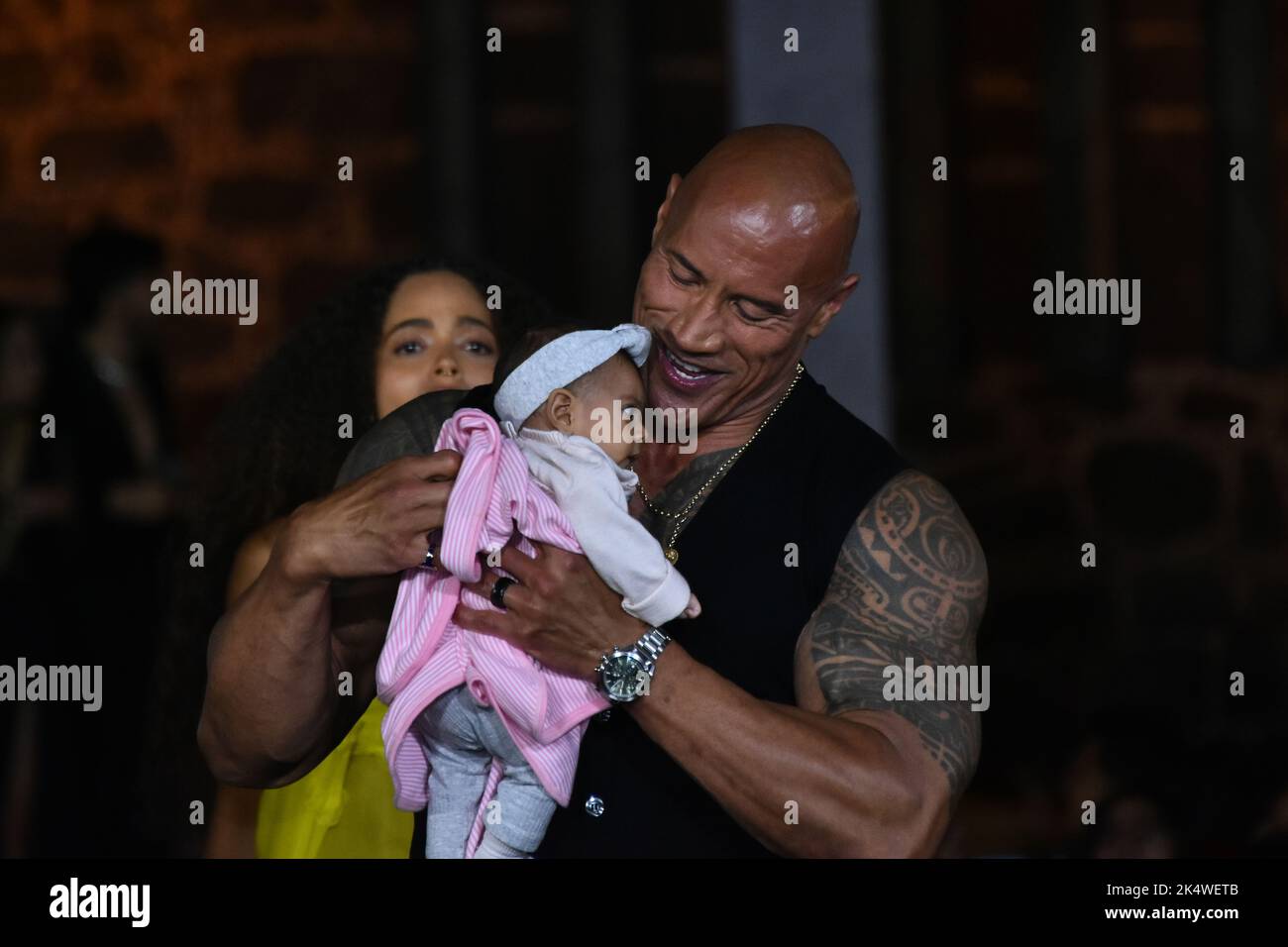 October 3, 2022, Mexico City, Mexico: Actor Dwayne Johnson attends the ...