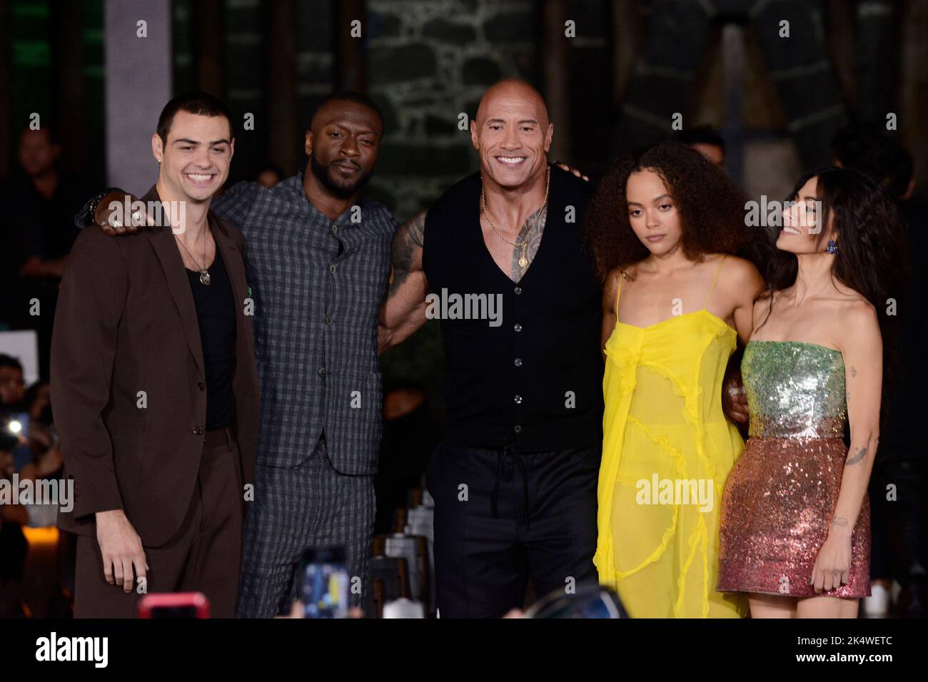 October 3, 2022, Mexico City, Mexico: (L-R) Noah Centineo, Aldis Hodge ...