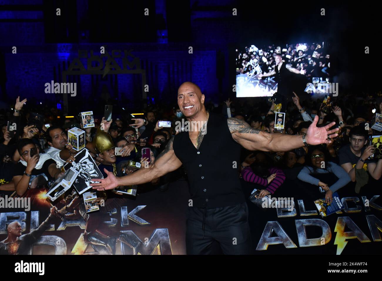 October 3, 2022, Mexico City, Mexico: Actor Dwayne Johnson attends the ...