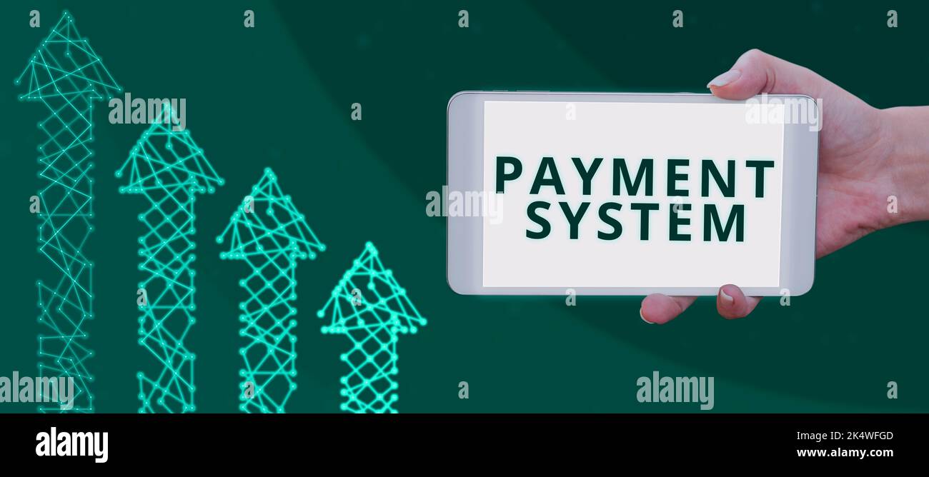 Text showing inspiration Payment System. Word for different transaction ...