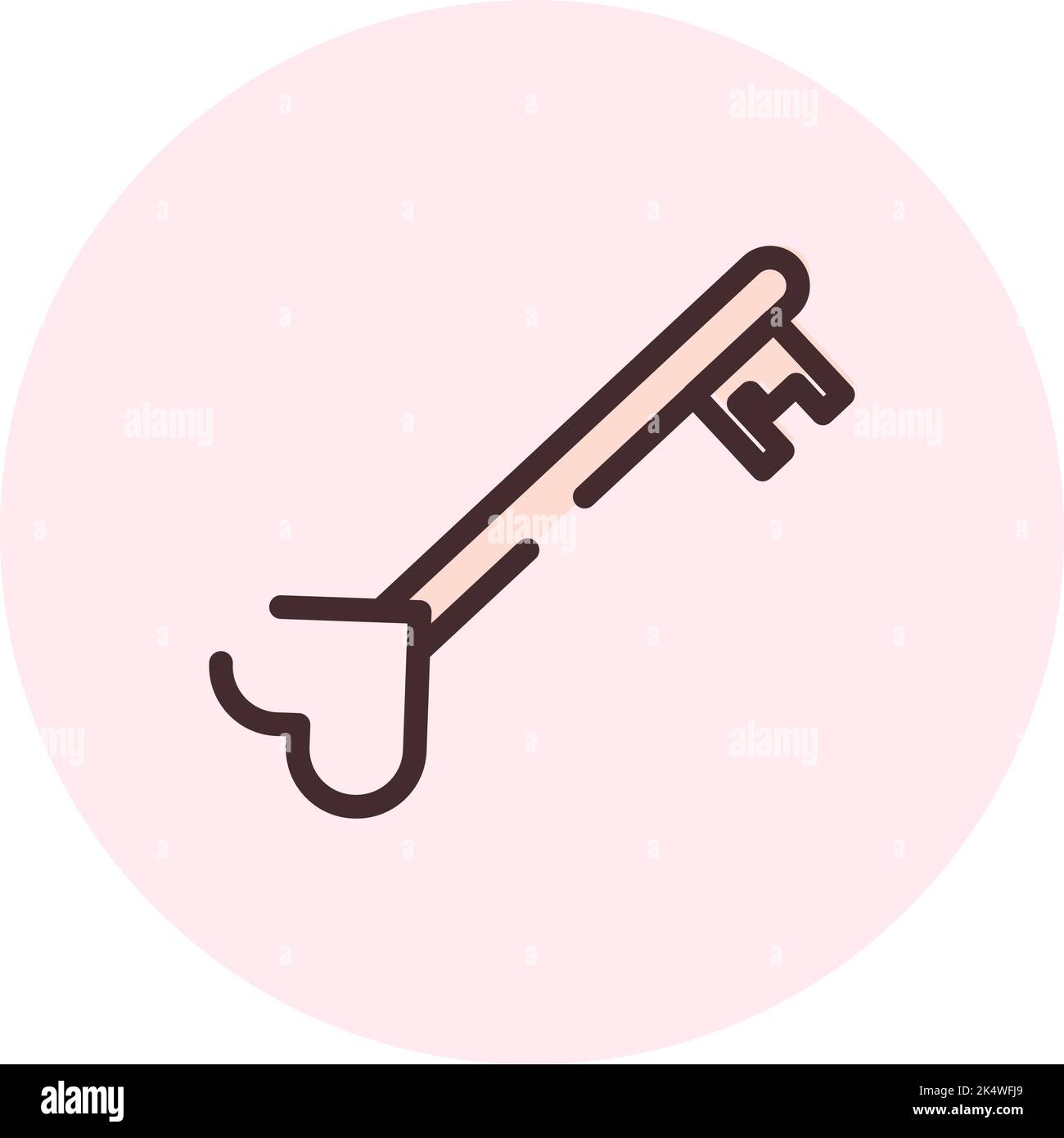 Key card icon vector hi-res stock photography and images - Alamy