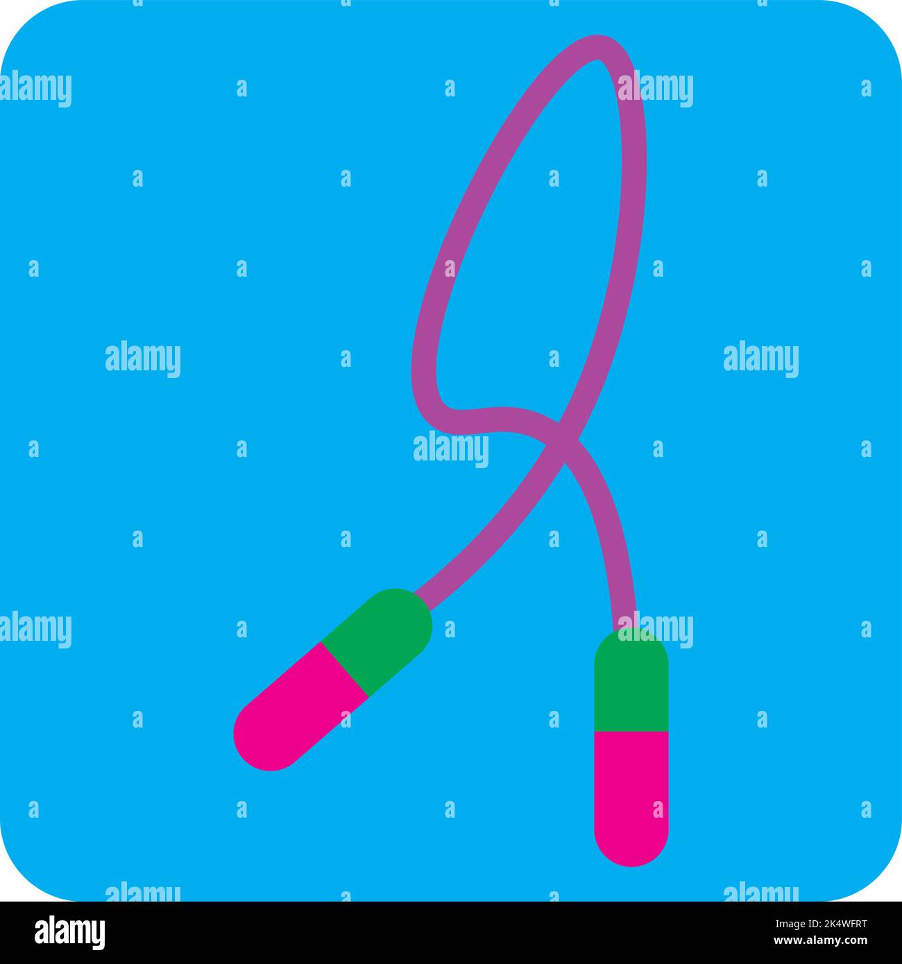 Cartoon illustration kid jumping on Cut Out Stock Images & Pictures - Alamy