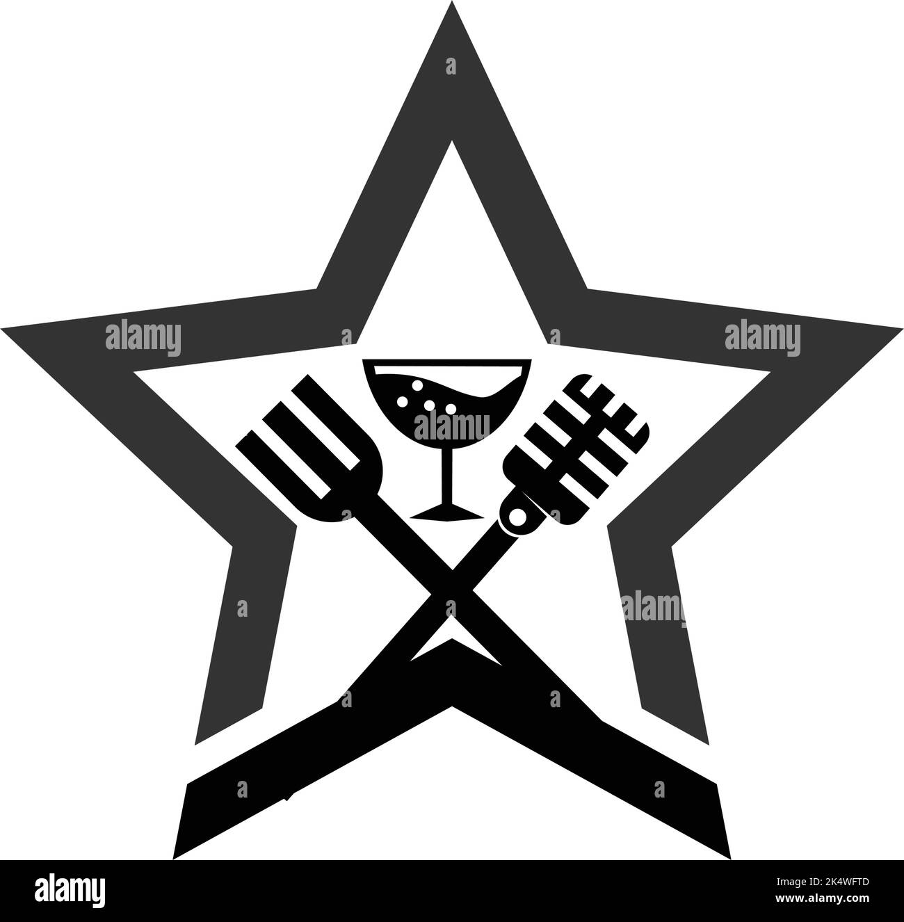 hotel restaurant music entertainment logo Stock Vector Image & Art - Alamy