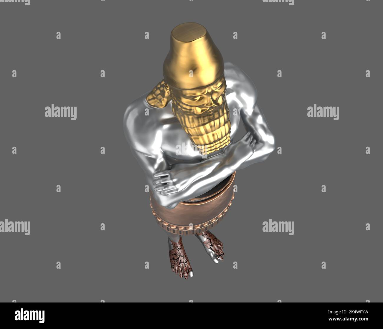 King Nebuchadnezzar's Dream Statue (Daniel's Prophecies) 3D ...