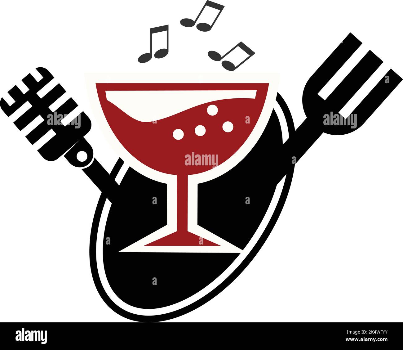 hotel restaurant music entertainment logo Stock Vector Image & Art - Alamy