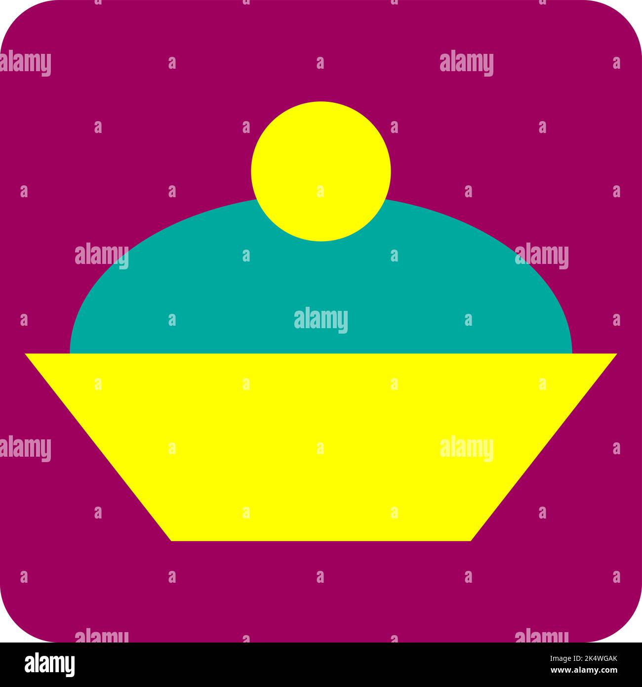 Menu muffin icon outline Stock Vector Images - Alamy