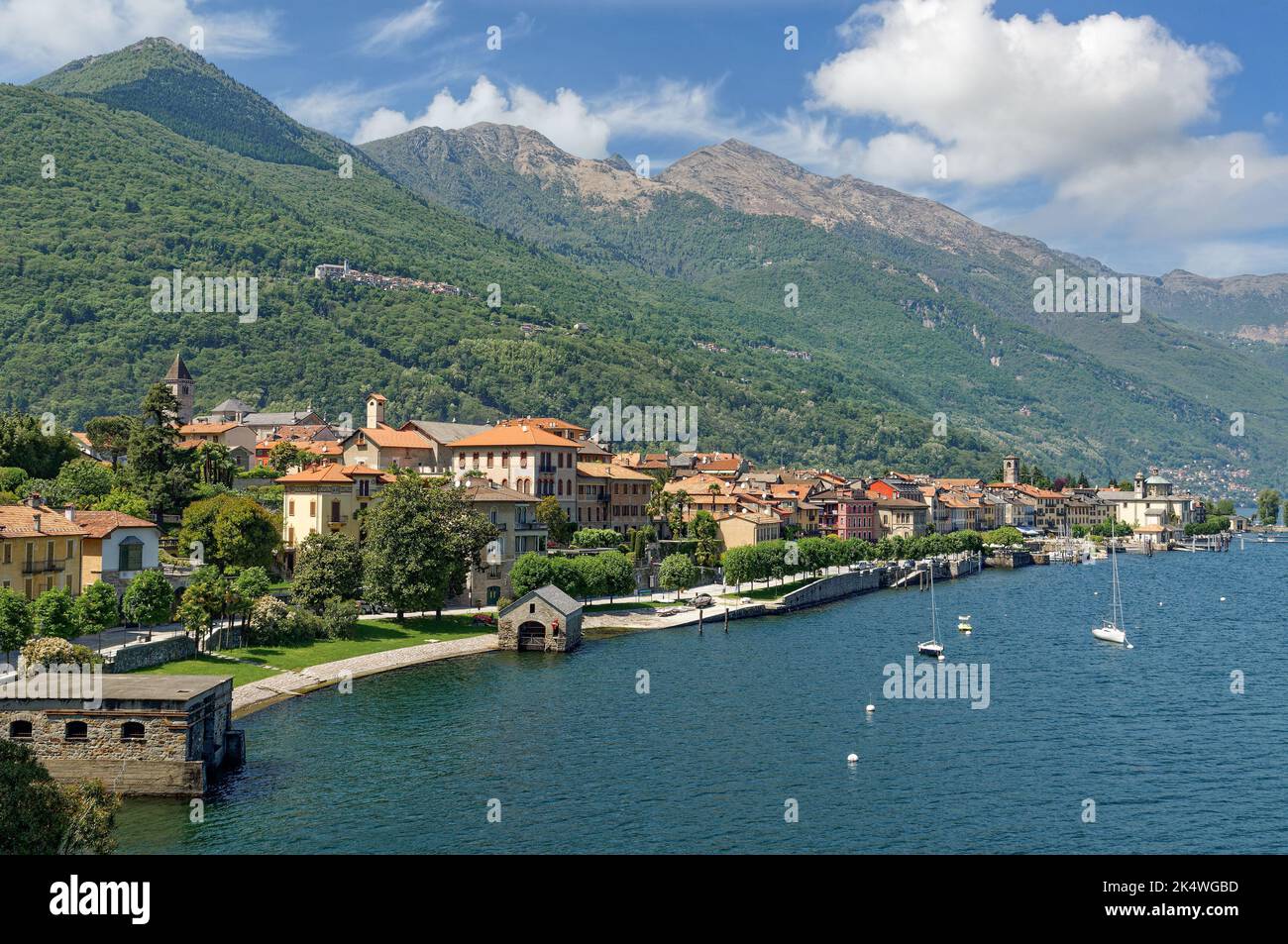 Cannobio at Lake Maggiore,Piedmont,Italy Stock Photo - Alamy