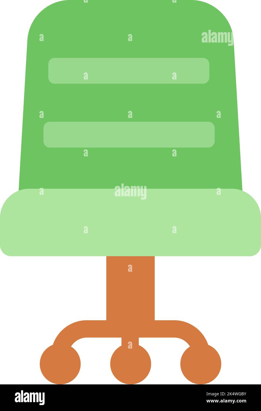 Work chair, illustration, vector on a white background Stock Vector ...