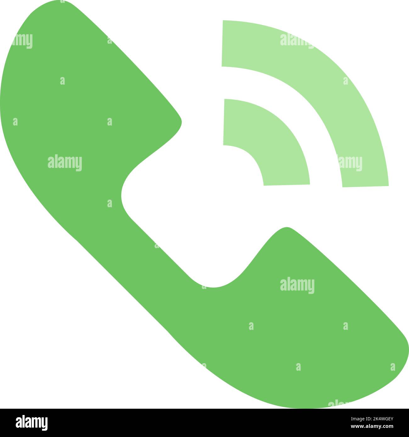 Work call, illustration, vector on a white background Stock Vector ...