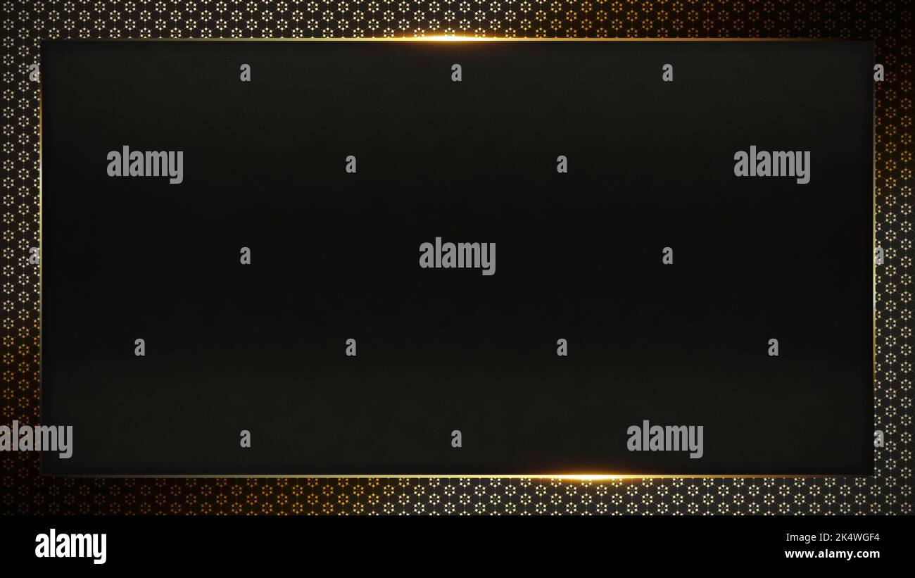 Luxury Background Presentation Frame Slide Layout Template Illustration ...