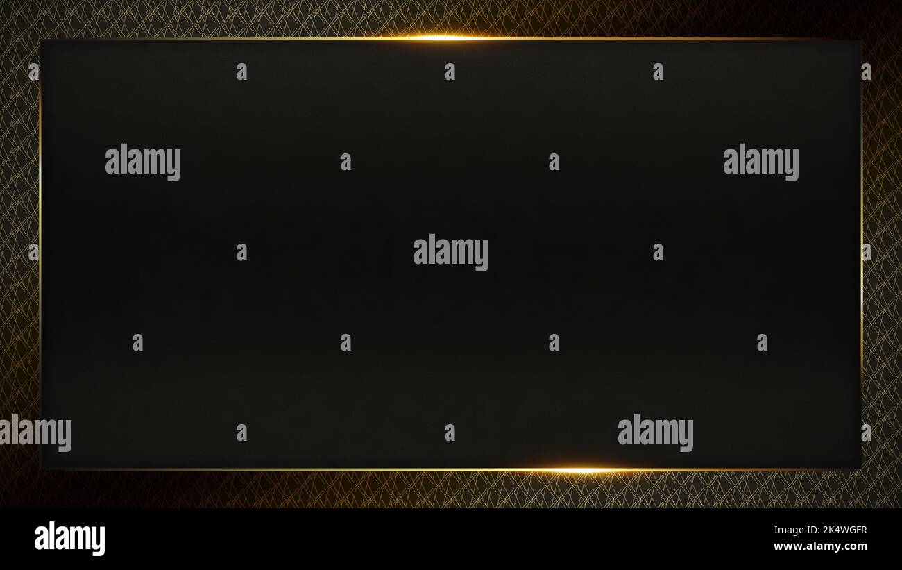 Luxury Background Presentation Frame Slide Layout Template Illustration ...