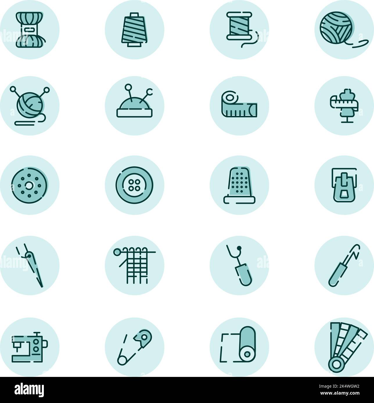 Textile manufacture, illustration, vector on a white background Stock ...
