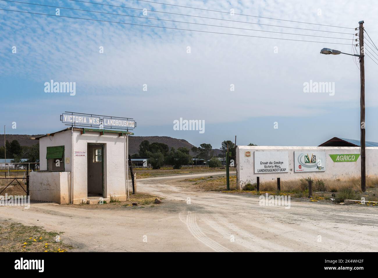 VICTORIA WEST, SOUTH AFRICA - SEP 2, 2022: Entrance to the agriculture ...