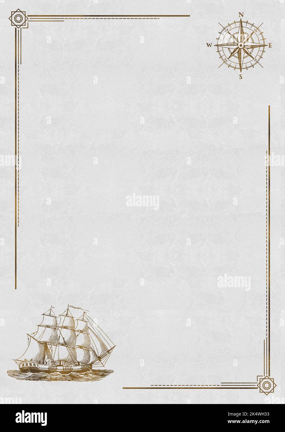 Boat Sailing Nautical Marine Compass Travel Template Presentation ...