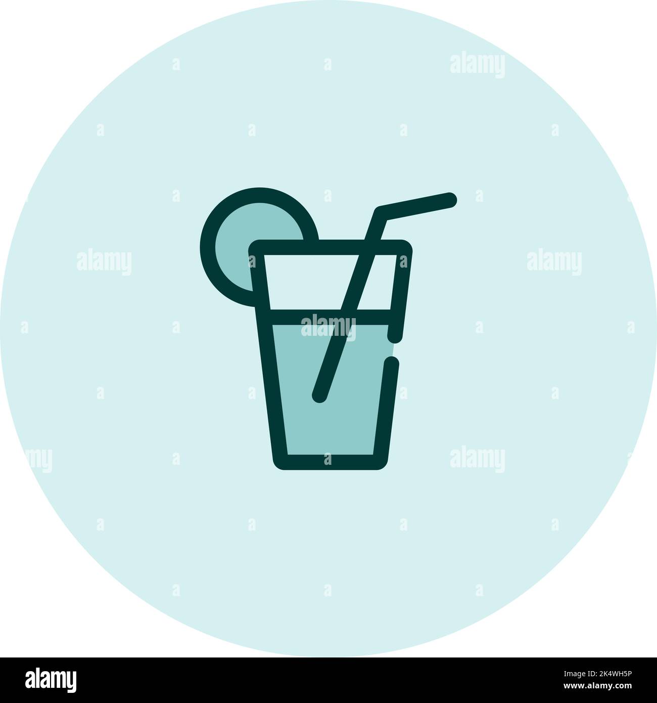 Traveling juice, illustration, vector on a white background Stock ...