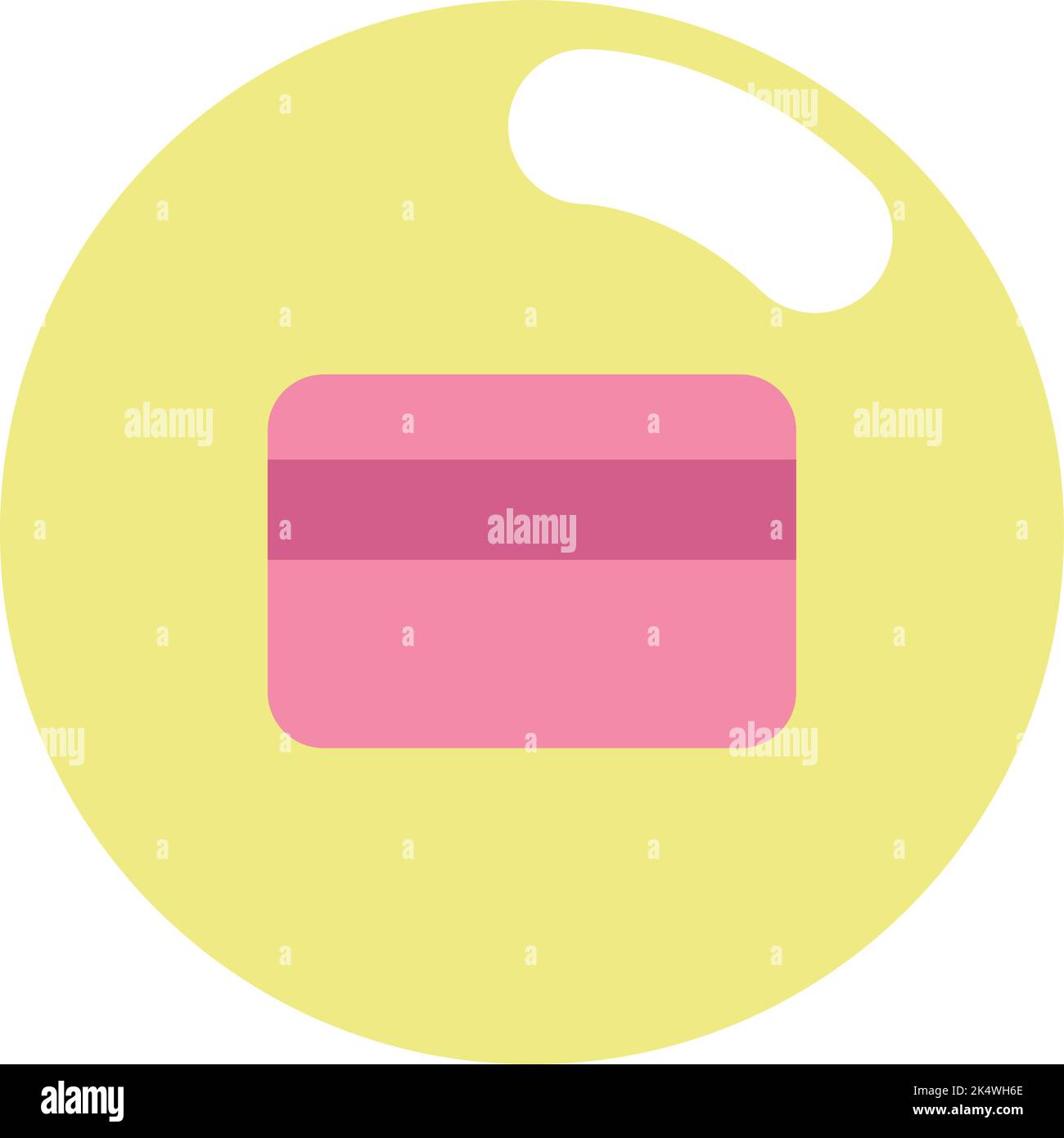 Banking card, illustration, vector on a white background Stock Vector ...