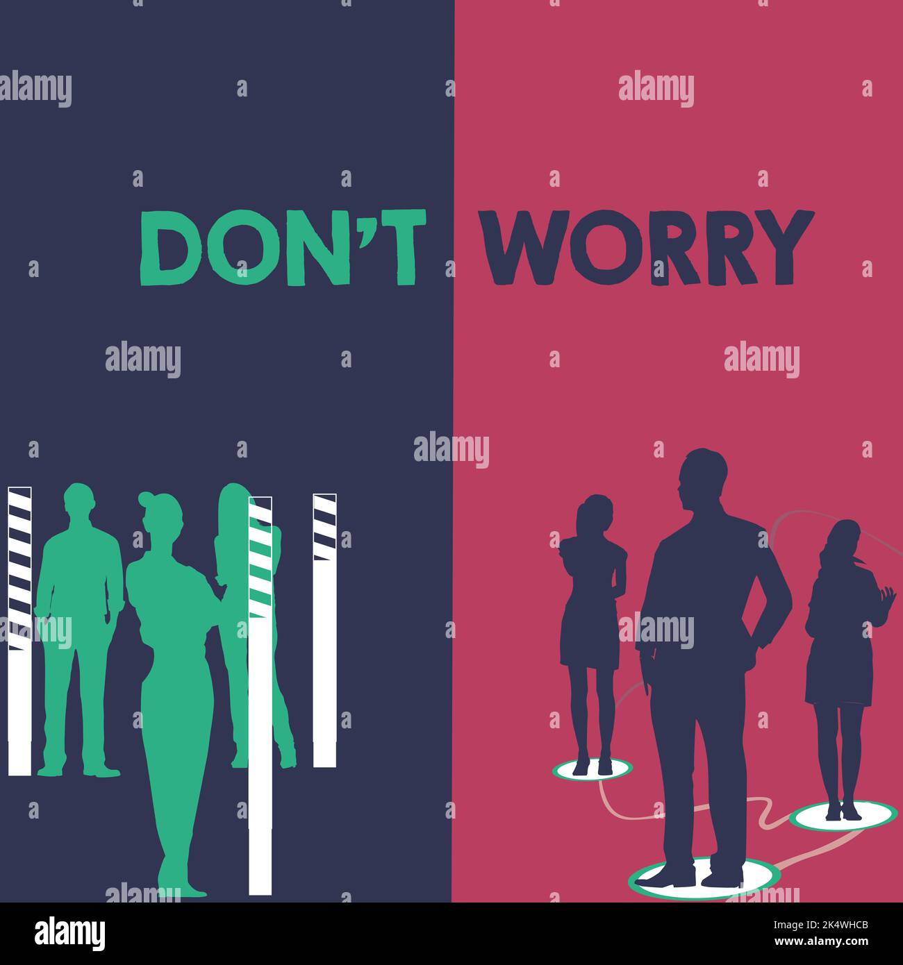 Conceptual display Do Not Dont Worry. Business overview indicates to be ...