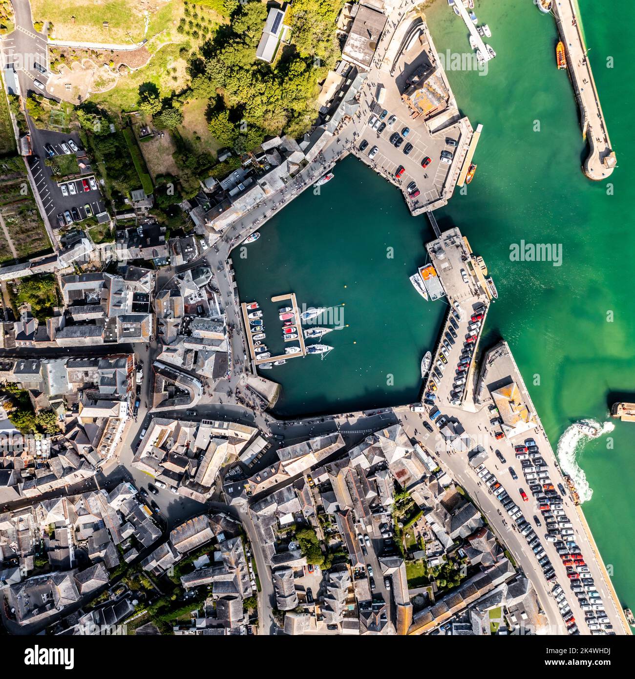 Map of padstow hi-res stock photography and images - Alamy