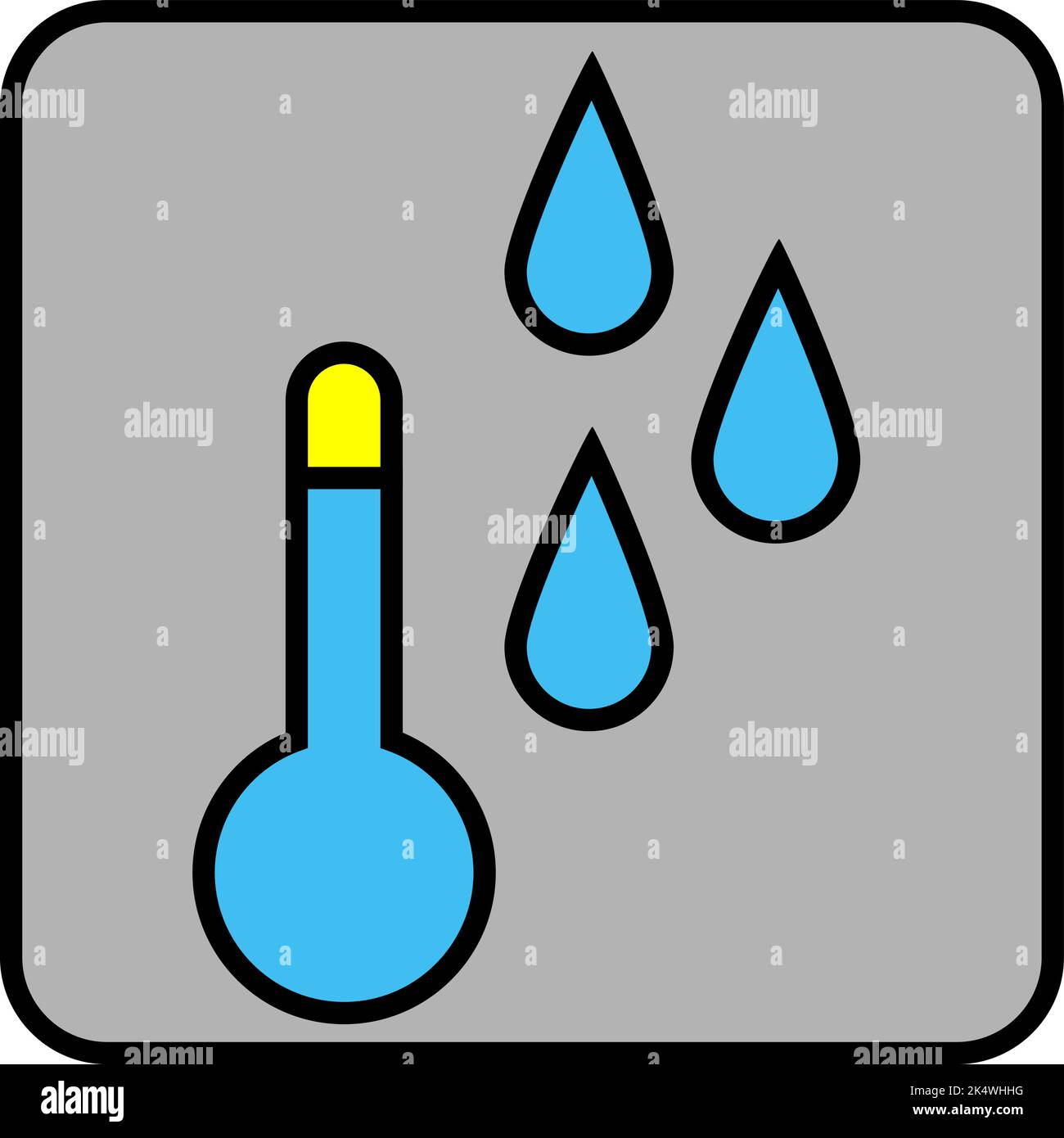 Droping temperature, illustration, vector on a white background Stock ...