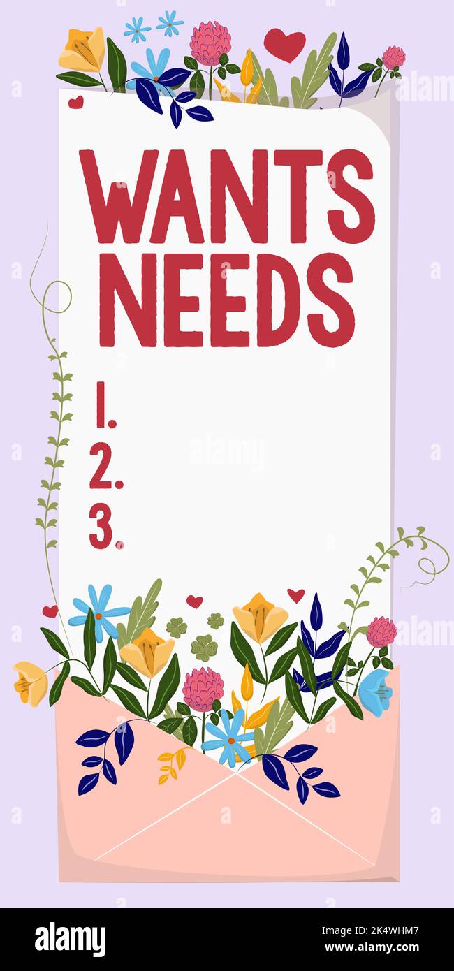Needs and wants balance hi-res stock photography and images - Alamy