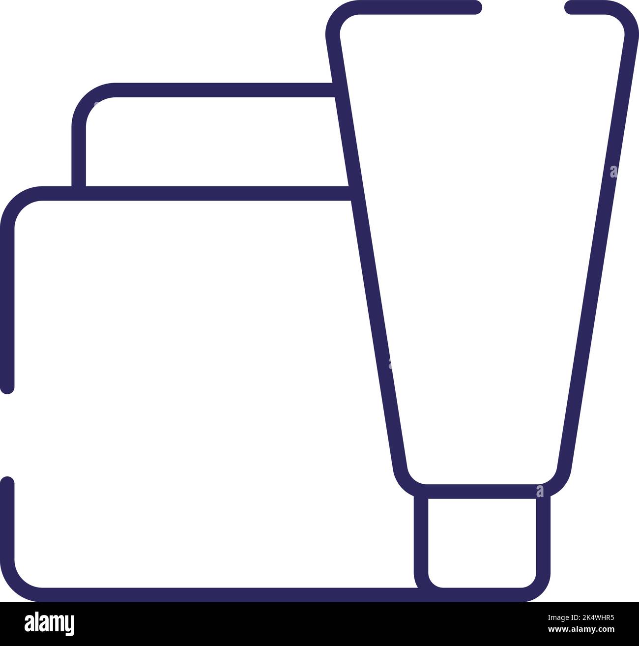 White blank products display Stock Vector Images - Alamy