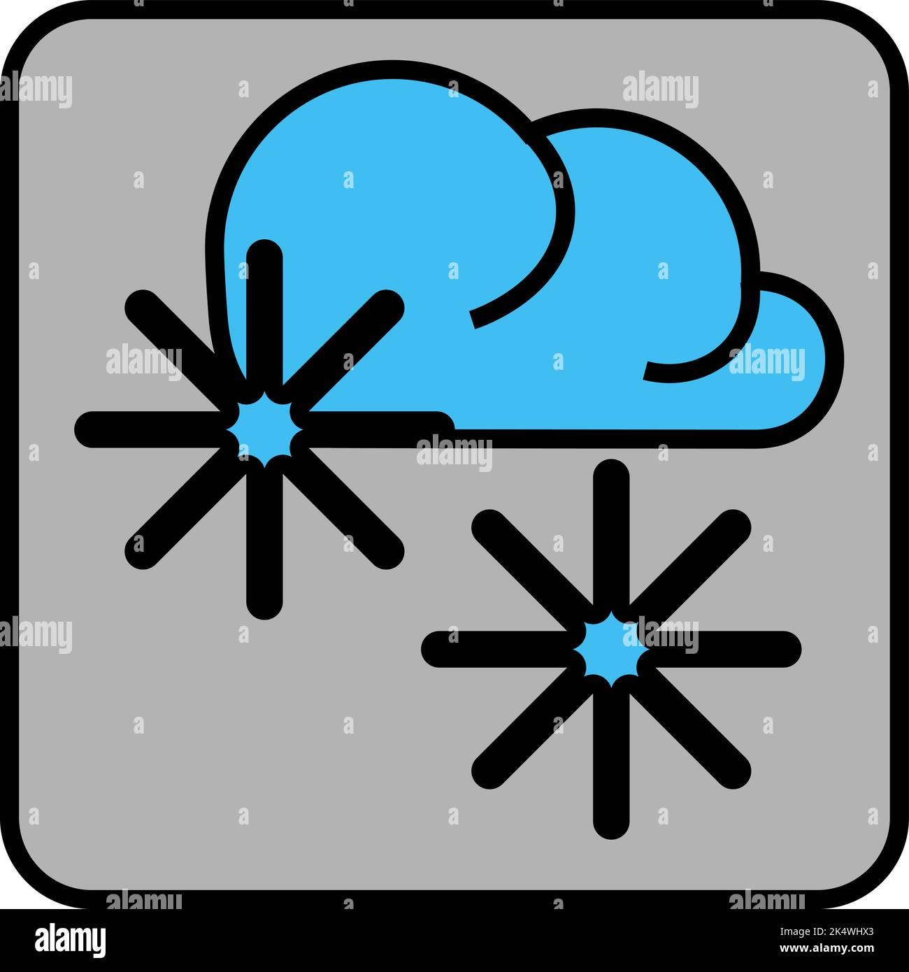 Frost weather icon hi-res stock photography and images - Alamy