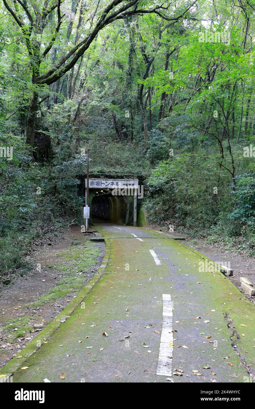 Akasaka Tunnel Musashi-Murayama city Western Tokyo Japan Stock Photo ...
