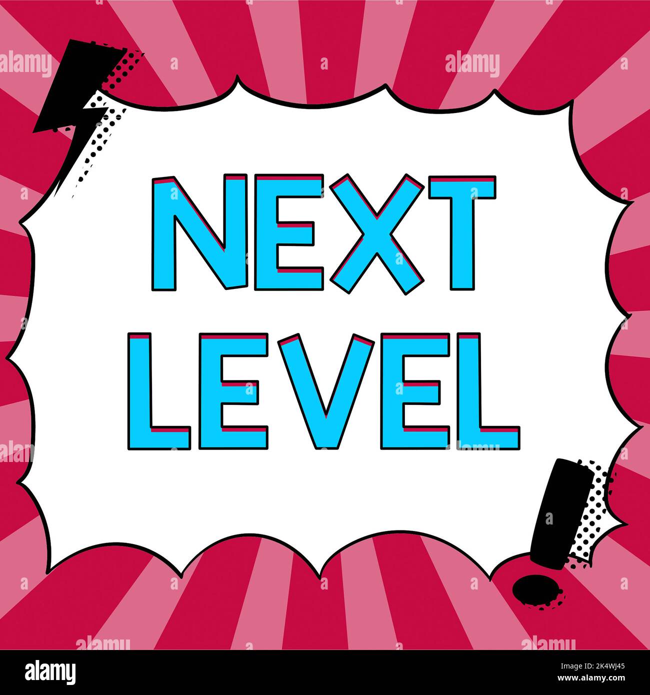 Inspiration showing sign Next Level. Business showcase having more than ...