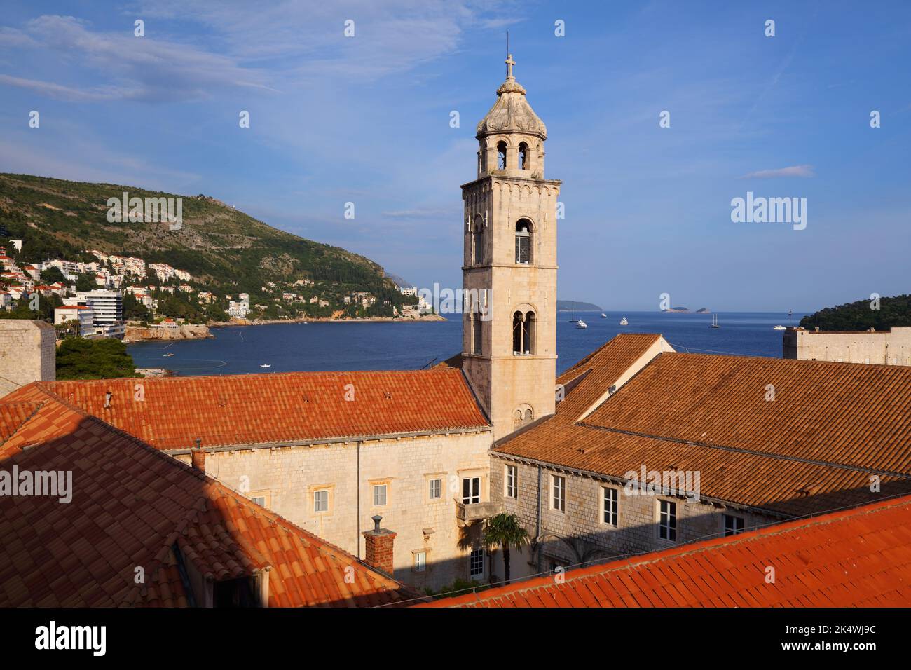 Dubrovnik city landmark, Croatia. Dominican Monastery (Dominikanski ...