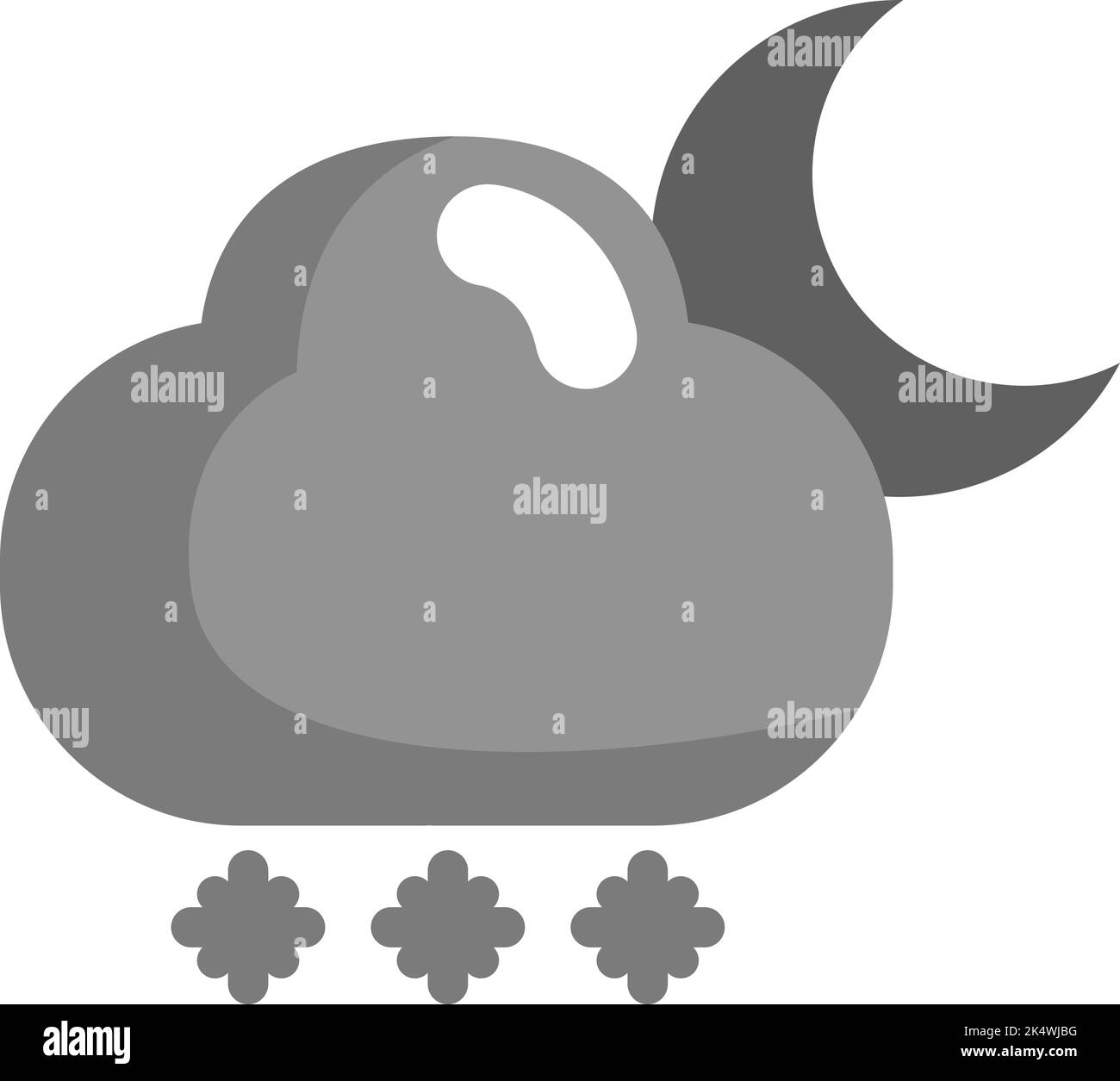 Black sky white snow Stock Vector Images - Alamy