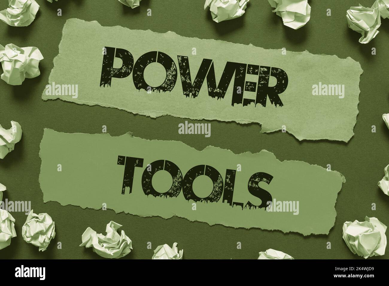 Writing displaying text Power Tools. Internet Concept tools powered by ...