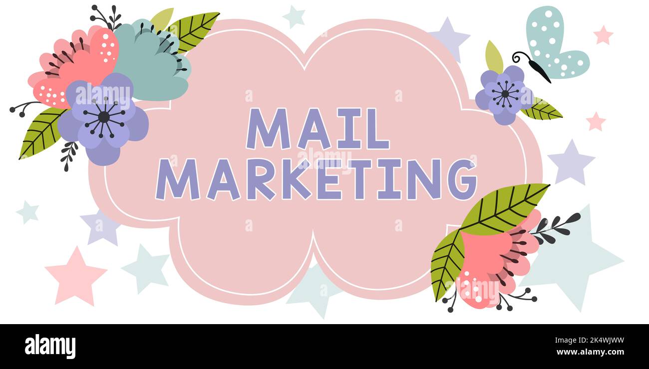 Writing displaying text Mail Marketing. Business showcase sending a ...