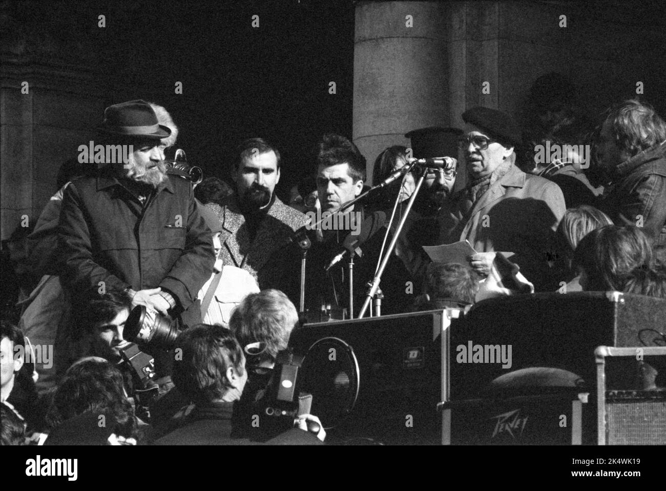 Rally of the Democratic Front, St. Alexander Nevsky Sq., Sofia ...