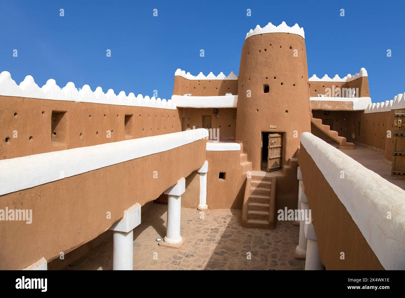 Roof top view A'Arif Fort Hail Saudia Arabia Stock Photo - Alamy