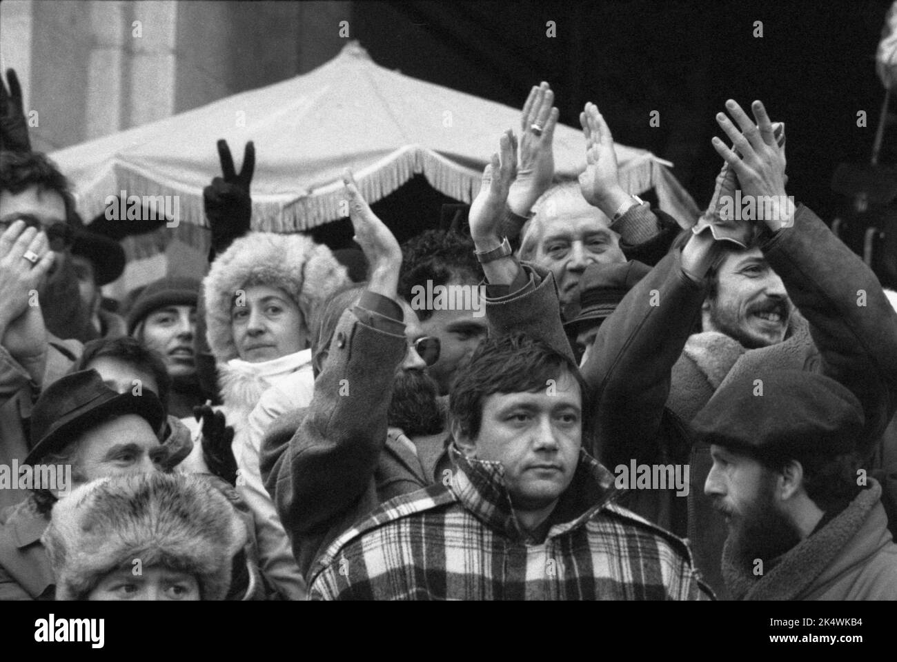 Rally of the Democratic Front, St. Alexander Nevsky Sq., Sofia ...