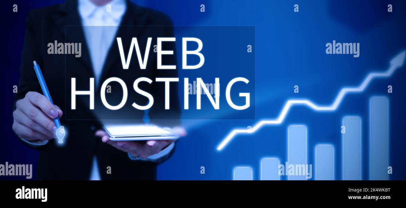 Inspiration showing sign Web Hosting. Internet Concept business ...