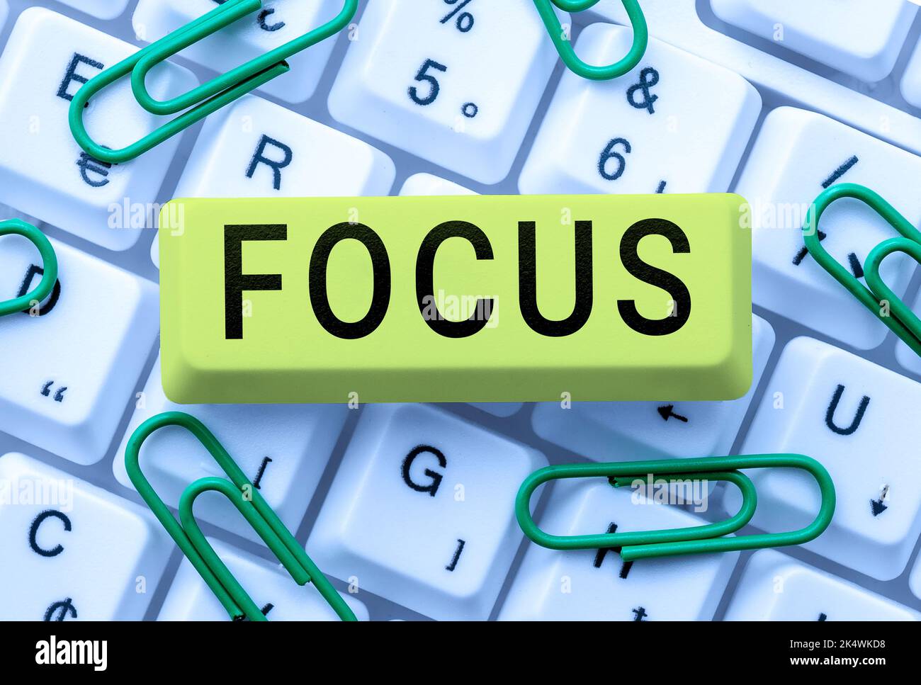 Handwriting text Focus. Conceptual photo to give attention to one ...