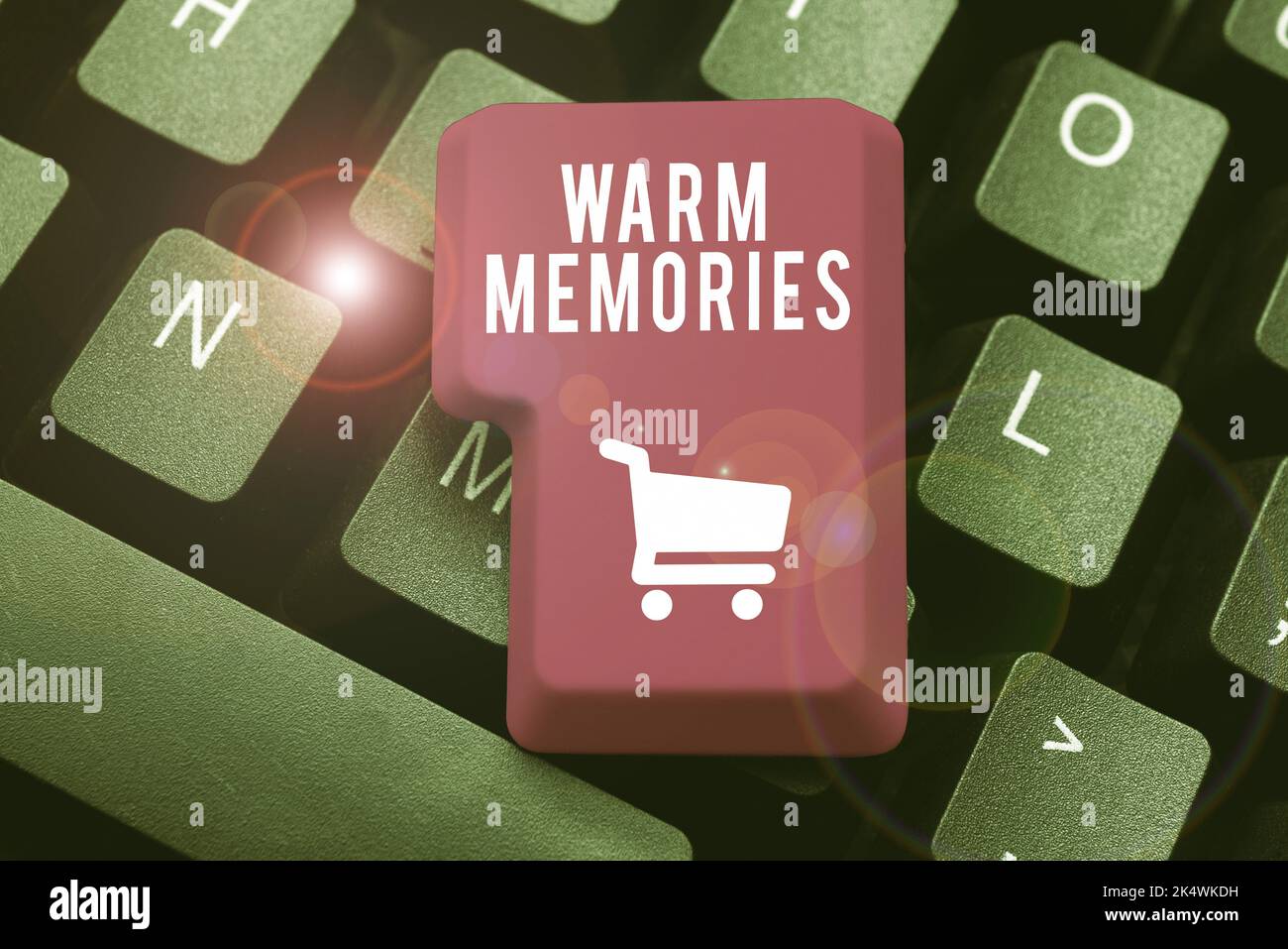 Writing displaying text Warm Memories. Business approach reminiscing ...