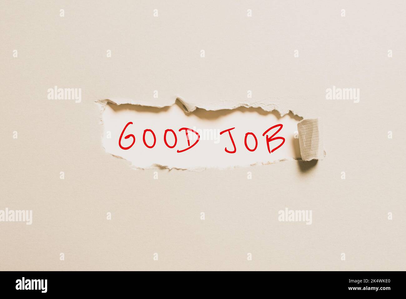 Inspiration showing sign Good Job. Business idea encourage someone for ...