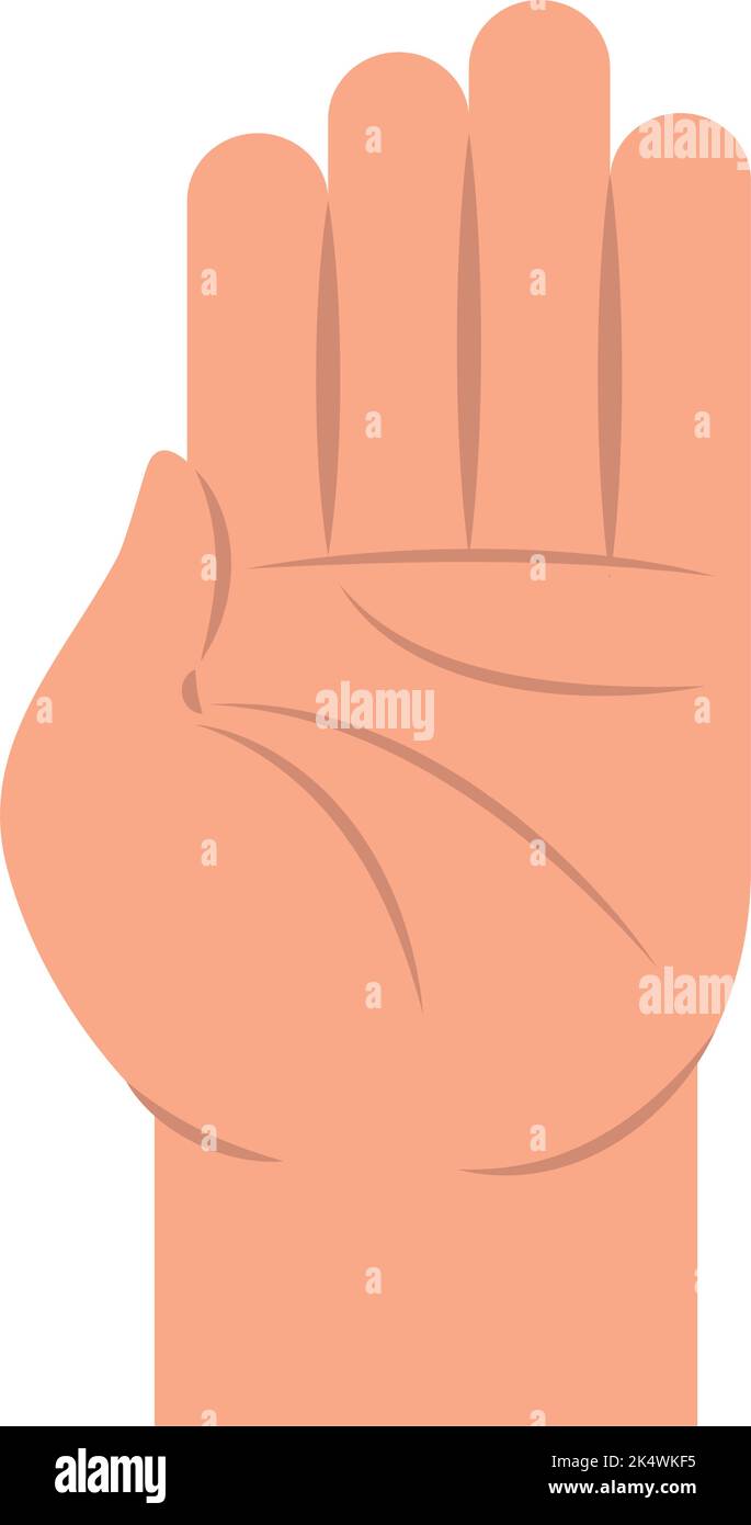 open hand gesture Stock Vector Image & Art - Alamy