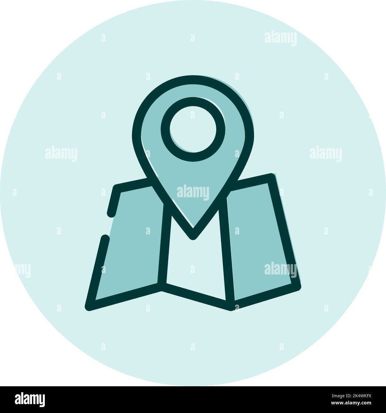 Contacts place, illustration, vector on a white background Stock Vector ...