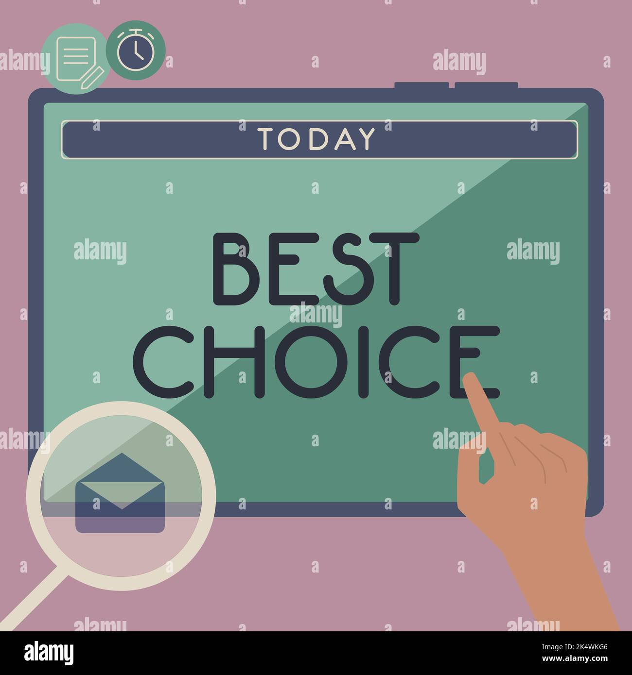 Text caption presenting Best Choice. Internet Concept defined to be the ...