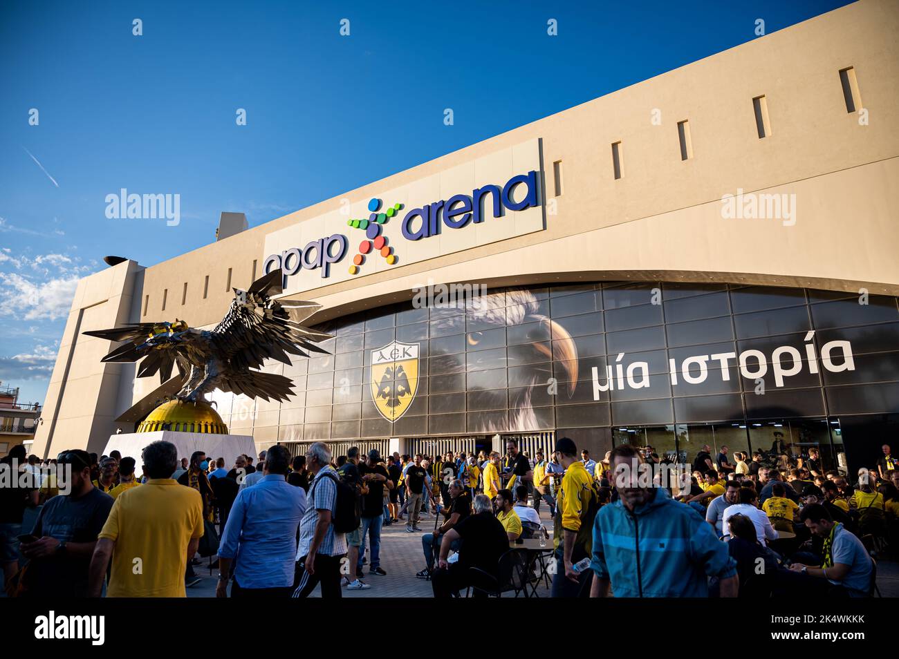 Athens, Lombardy, Greece. 3rd Oct, 2022. New stadium of AEK Athens FC ...
