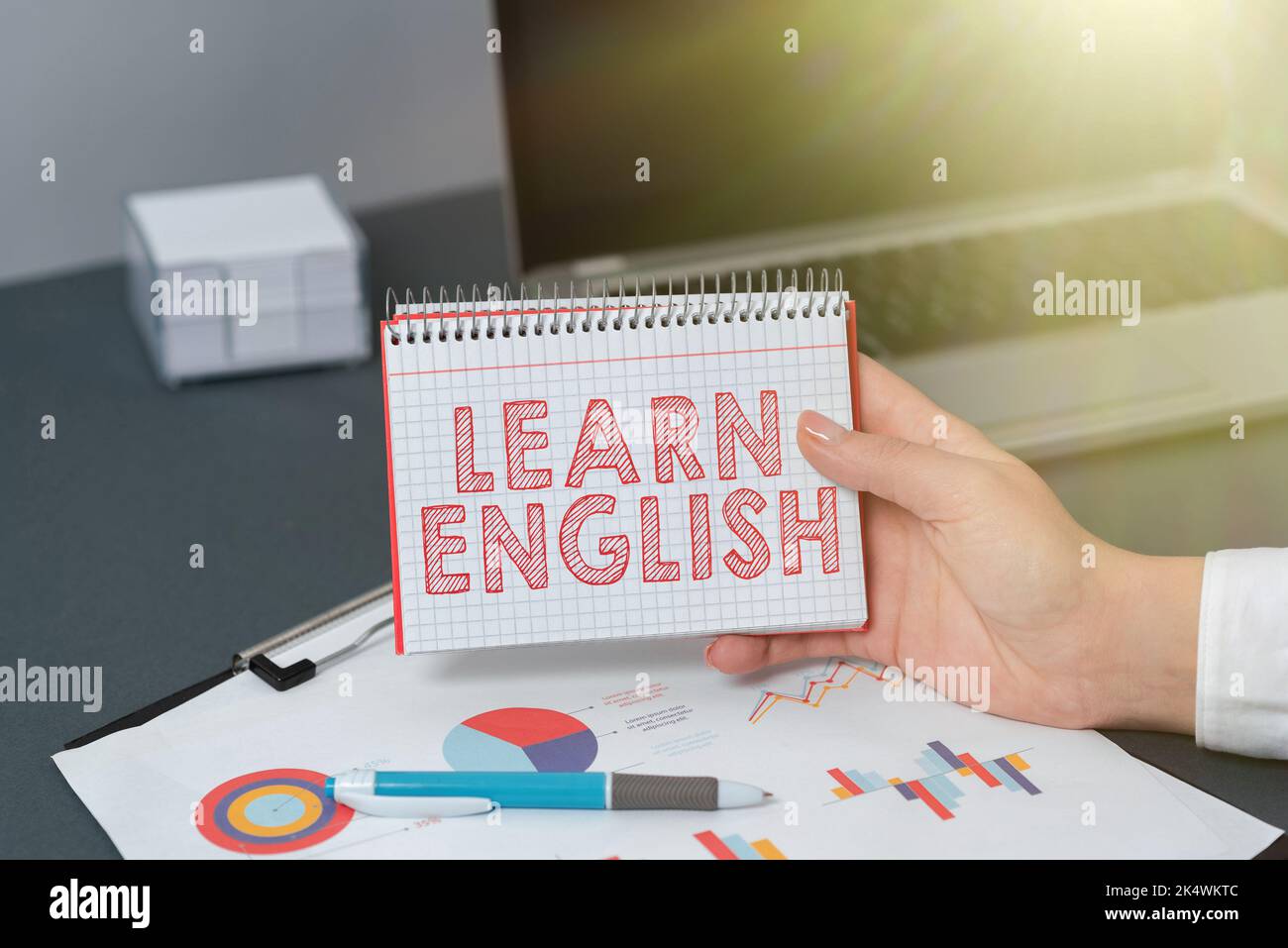 Writing displaying text Learn English. Business overview to train ... Writing displaying text Learn English. Business overview to train ...