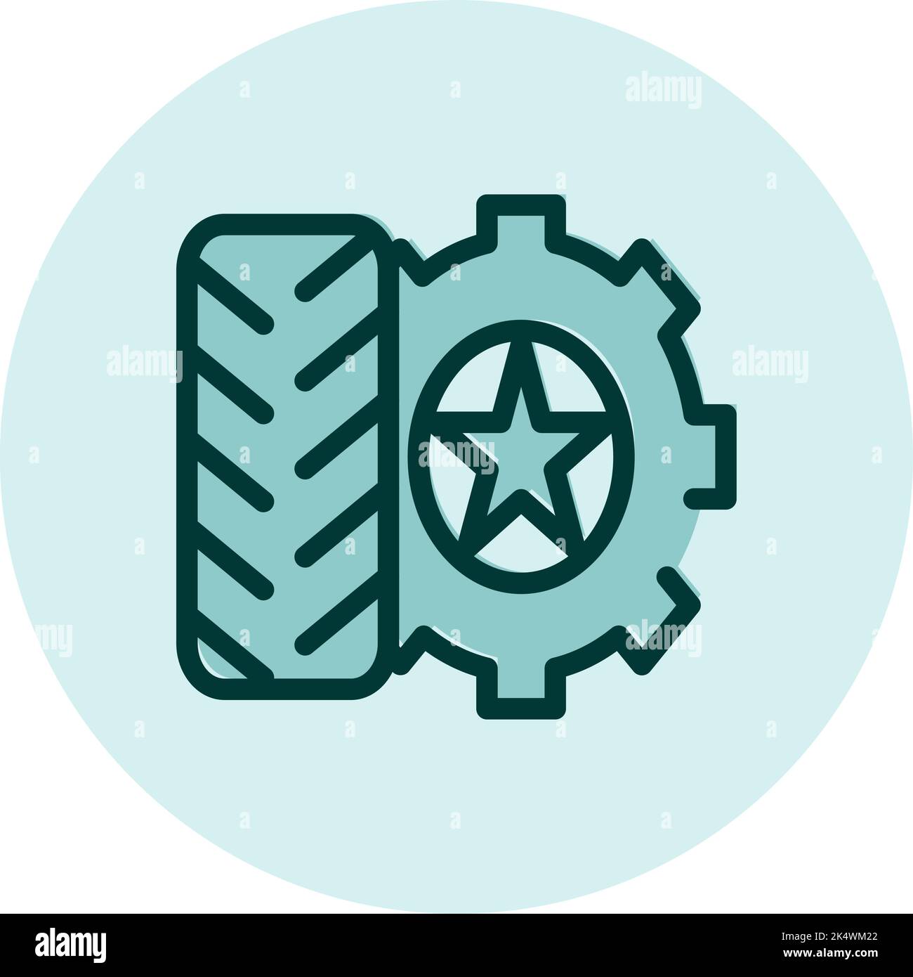 Transport on rubber wheels Stock Vector Images - Alamy