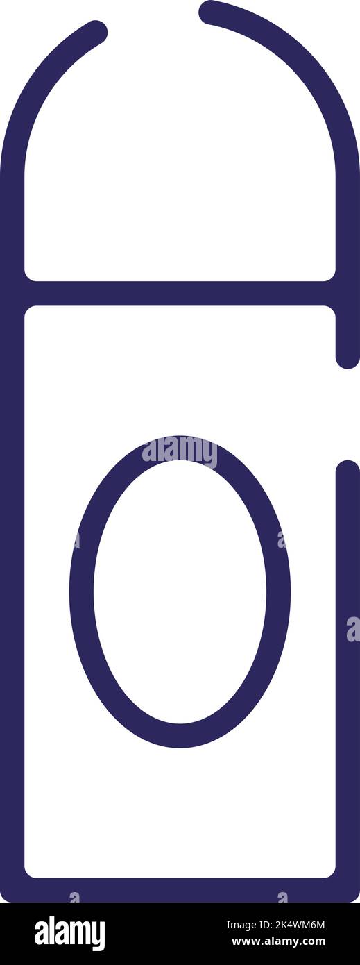 Body roll on, illustration, vector on a white background Stock Vector ...