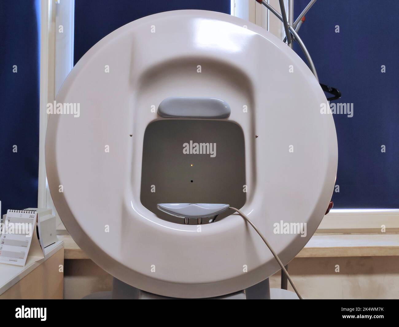 Eye clinic - Ophthalmology testing equipment. Visual field test ...